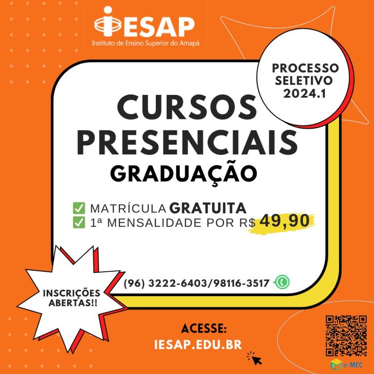 Inscrições – On Line – Iesap