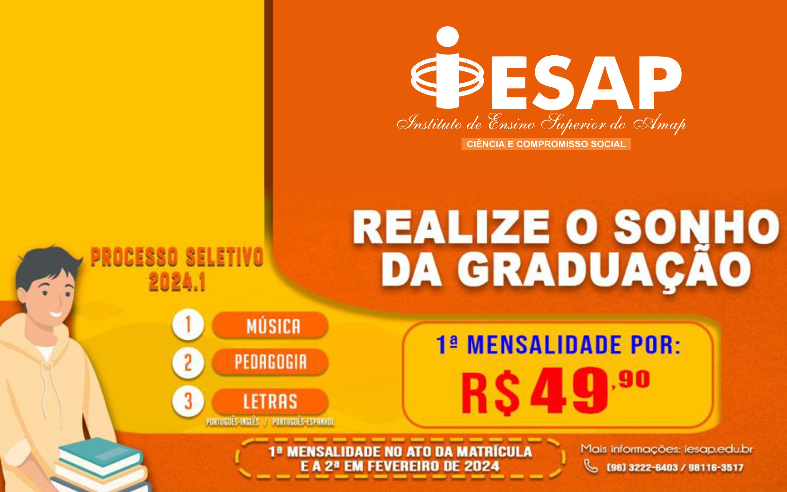 Um site de educação superior